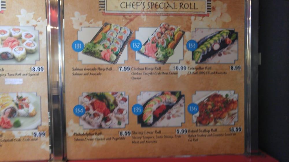 Menu at Happy rice restaurant, Lynwood