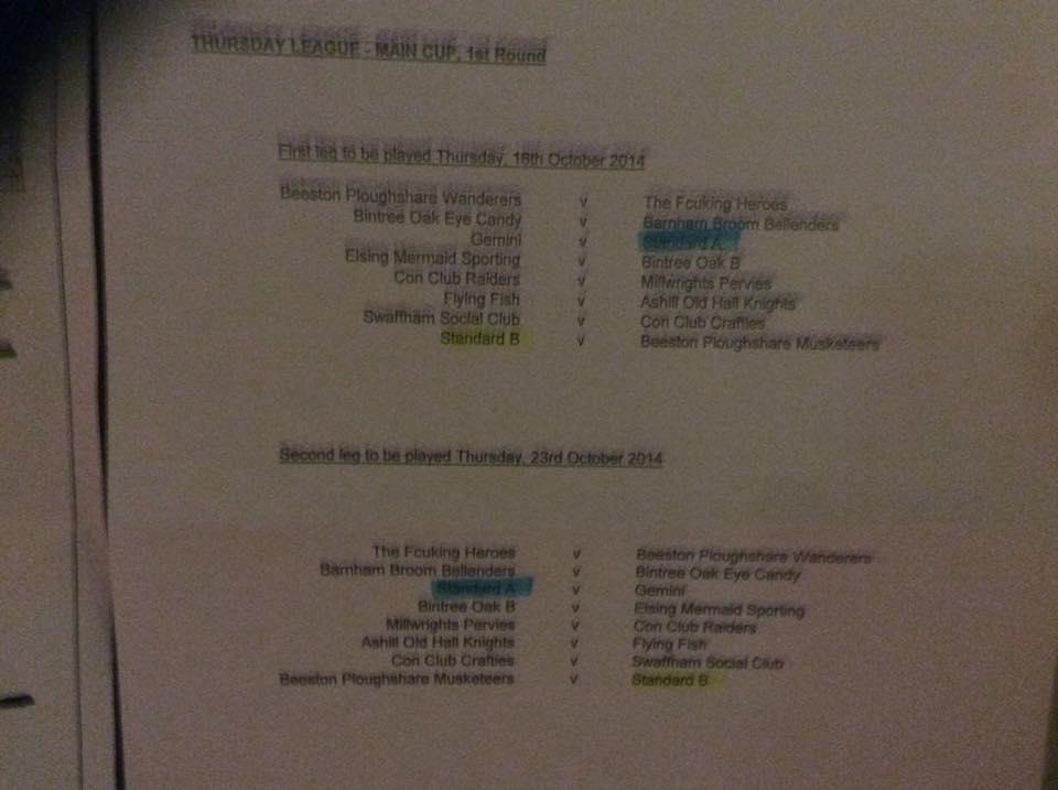 Menu at The Royal Standard pub & bar, Dereham
