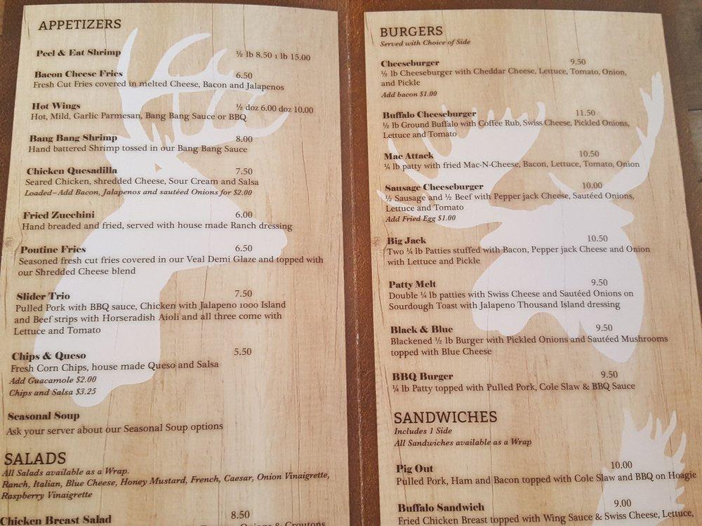 Menu at The Lodge Eatery and Pub - Catoosa, Catoosa, South Miller Lane ...