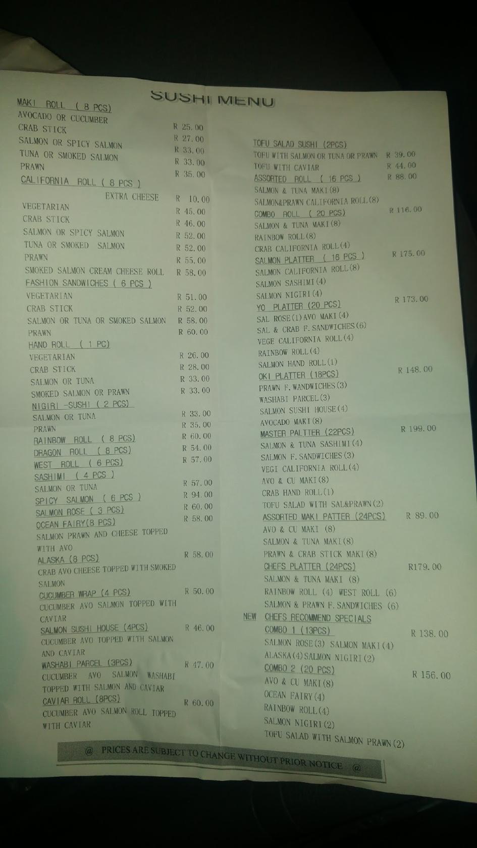Menu at Good Flavor Chinese Restaurant Nina Park Nina Park, Akasia, 235 ...