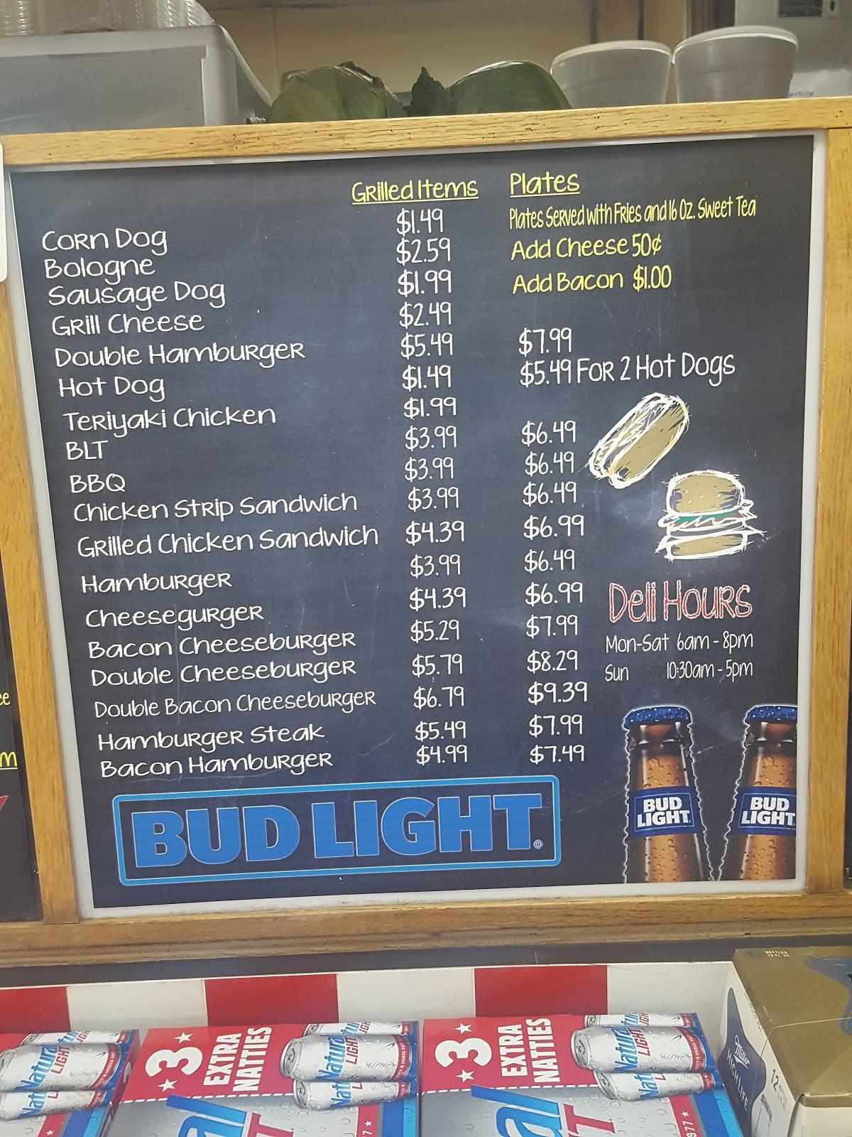 Menu at TANGO MART restaurant, McConnells