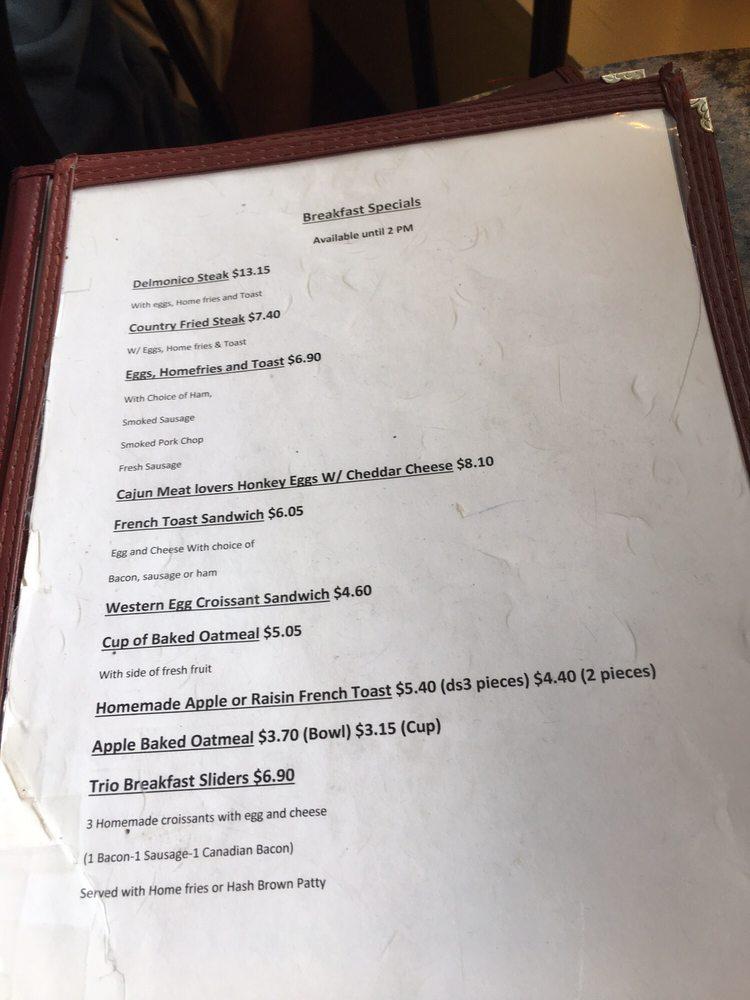 Menu at Filling Station restaurant, Palmyra