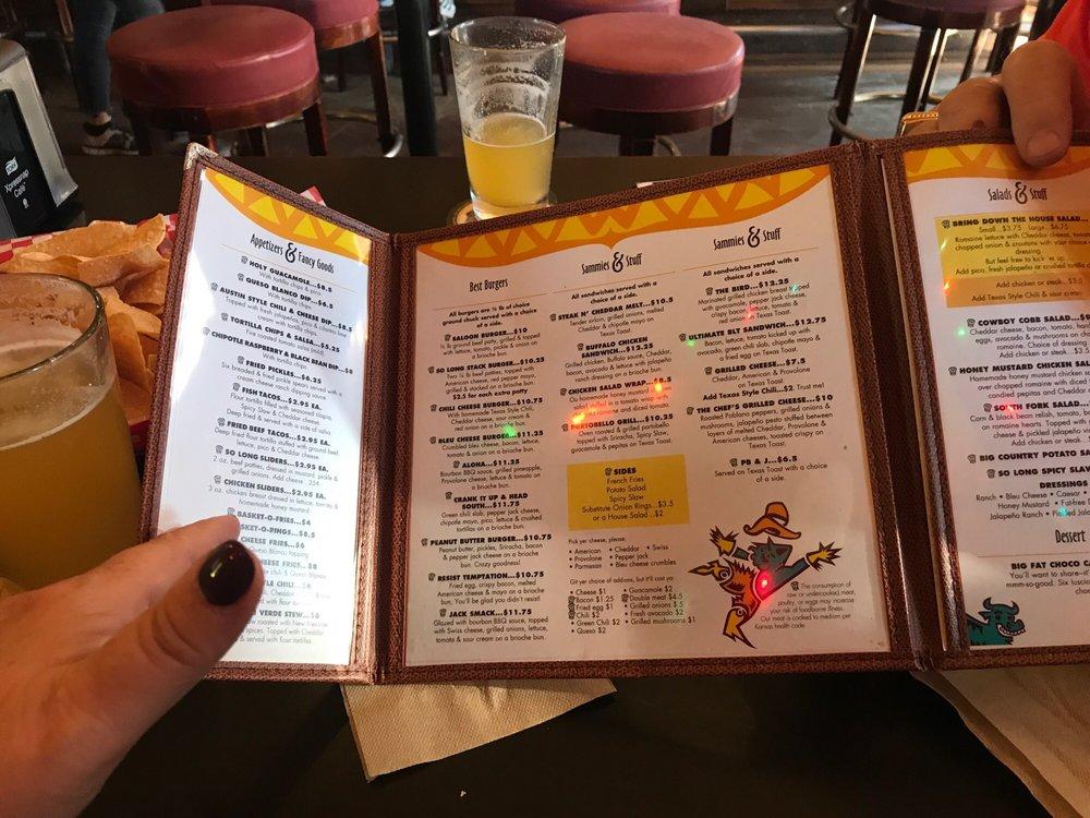 Menu at So Long Saloon pub & bar, Manhattan