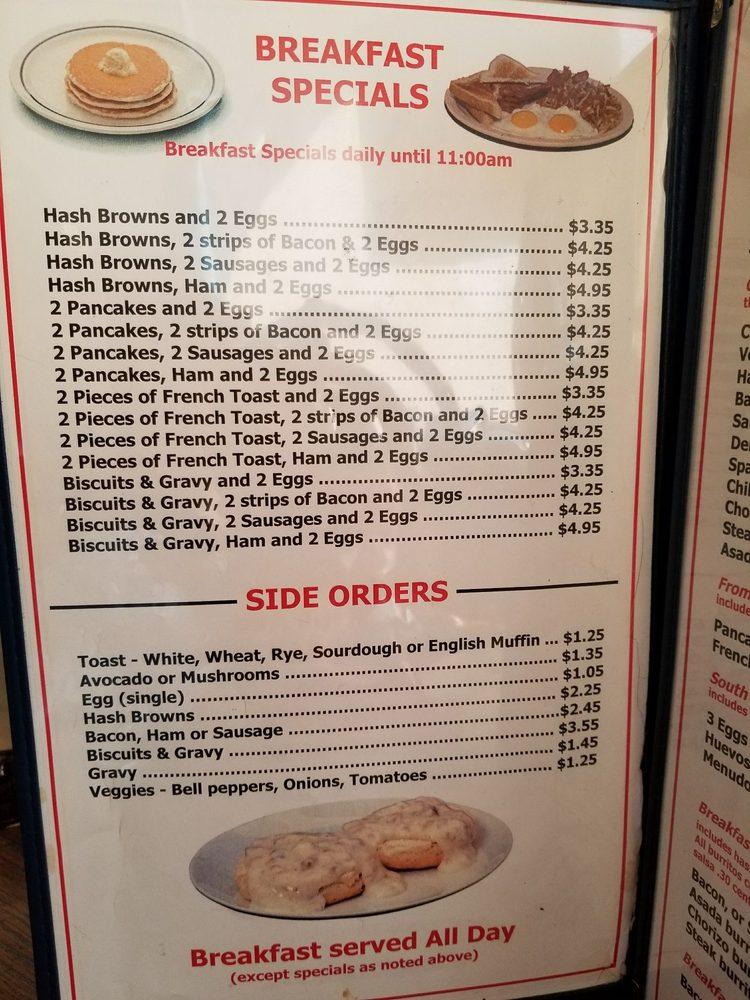 Menu at Alpha Omega Burgers restaurant, Covina