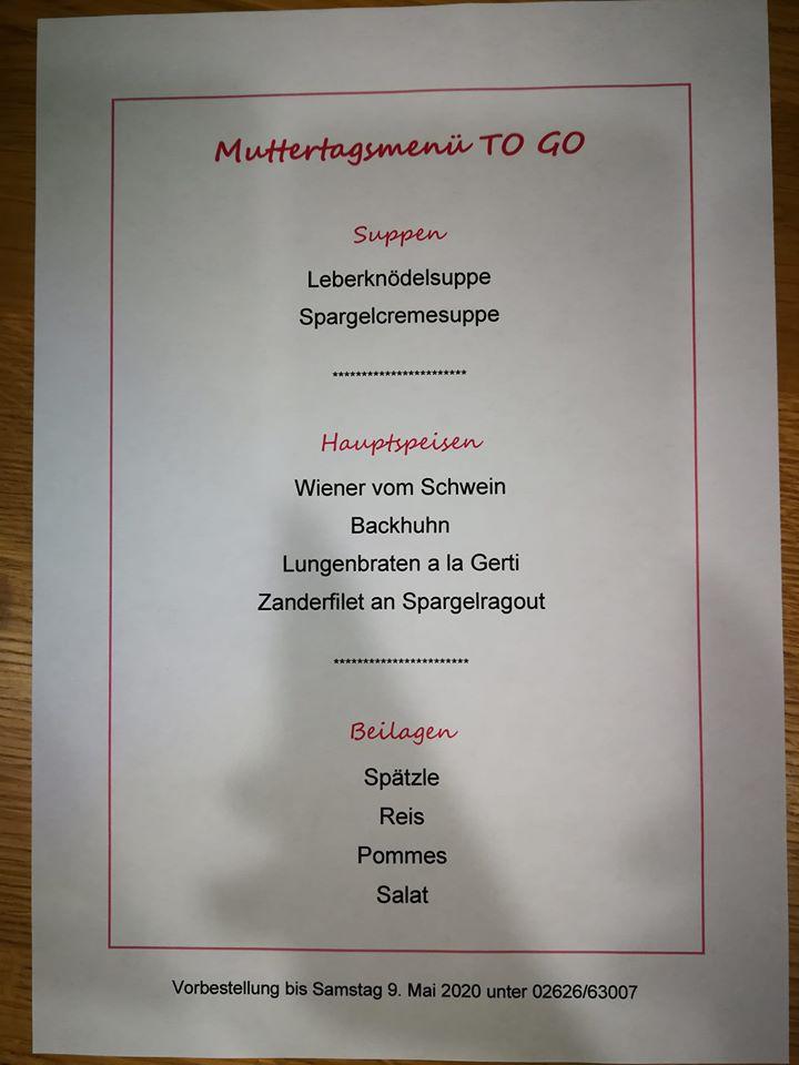Speisekarte von Gasthaus Landl restaurant, Rohrbach bei Mattersburg