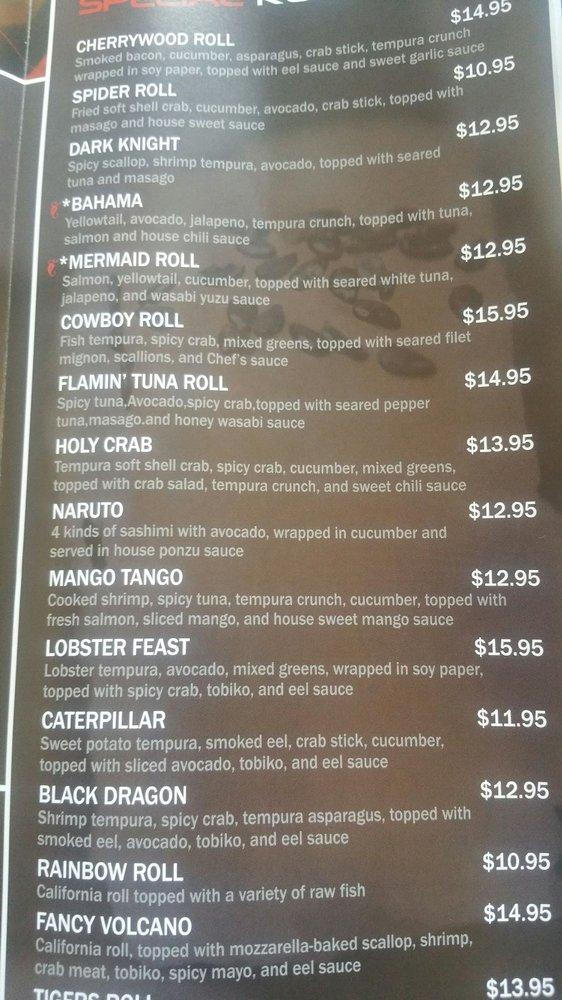 Menu at Ume Asian Cuisine restaurant, Grosse Ile Township