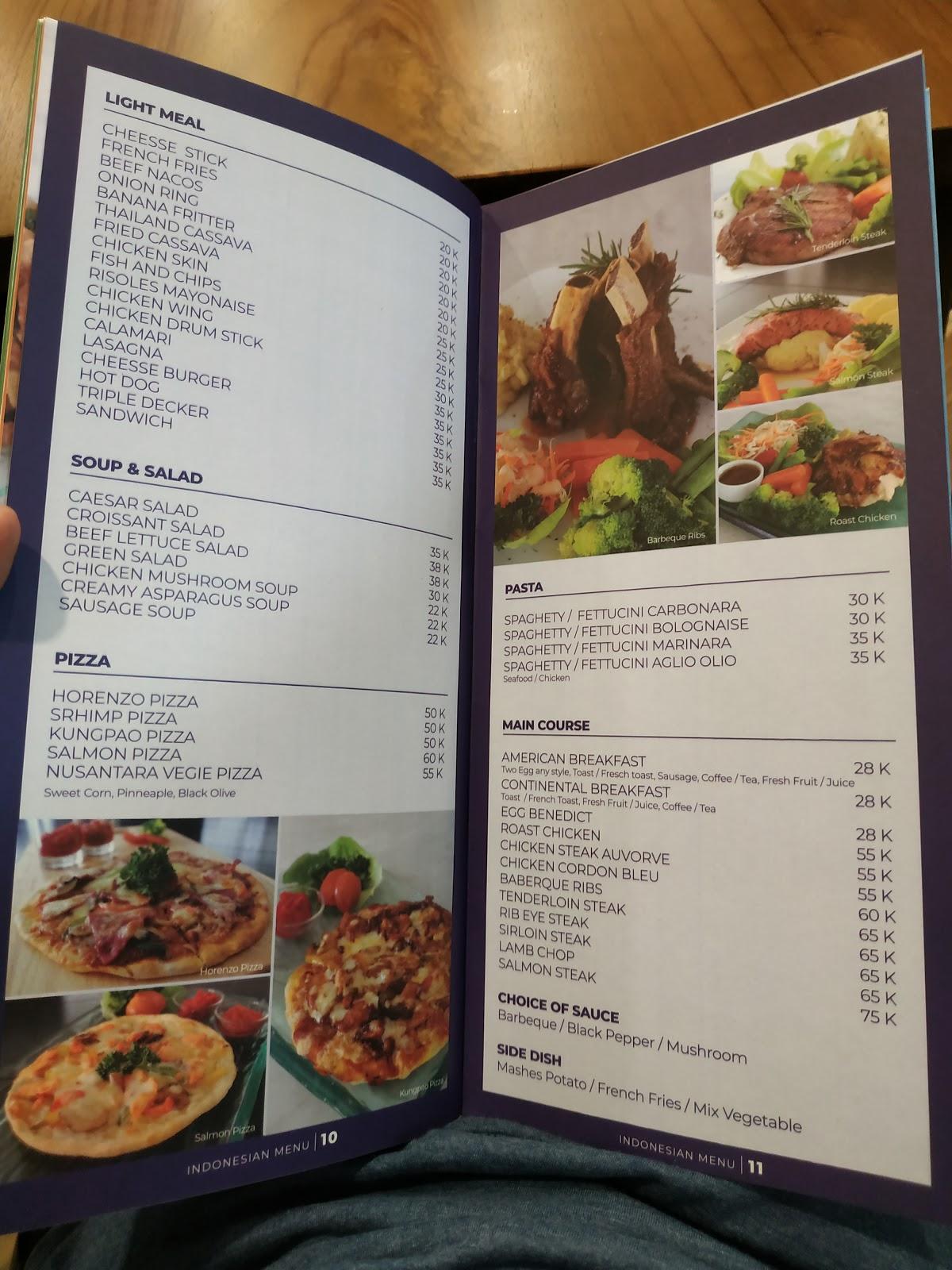 Menu at Dapur Nusantara Resto & Cafe, Citaringgul, Jln. M H Thamrin ...
