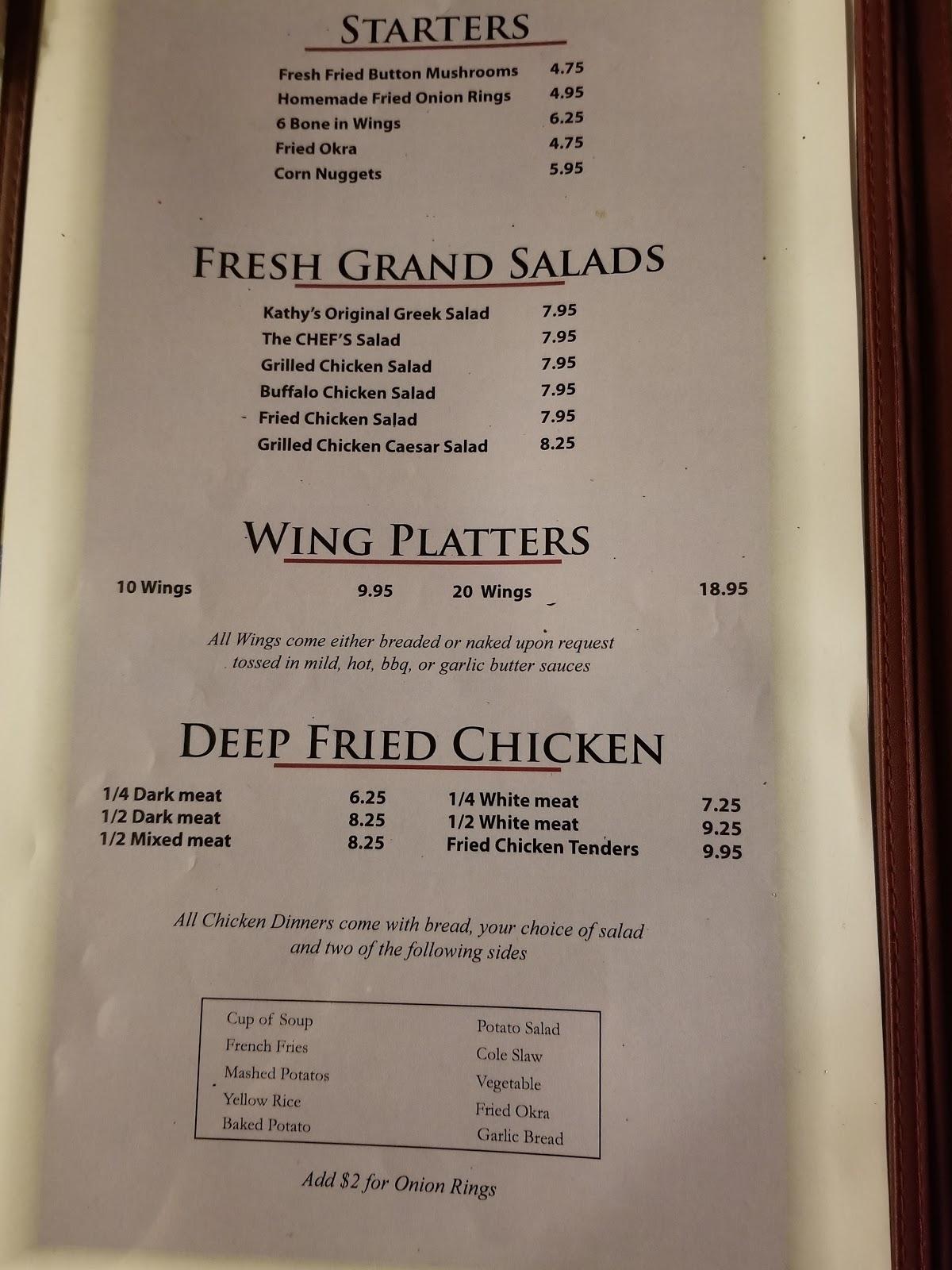 Menu at Wauchula Family Restaurant, Wauchula