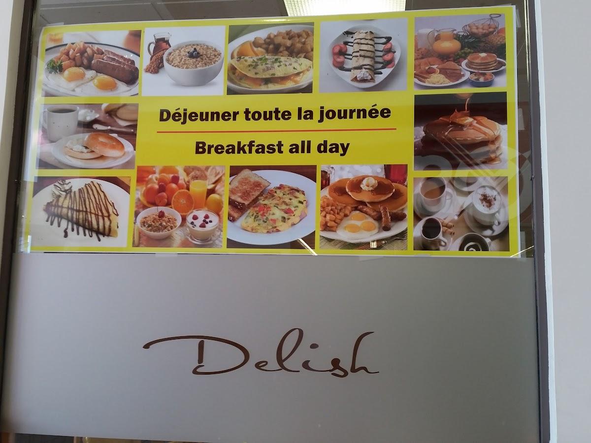 Menu at Delish - Breakfast & Lunch cafe, Dollard-Des Ormeaux
