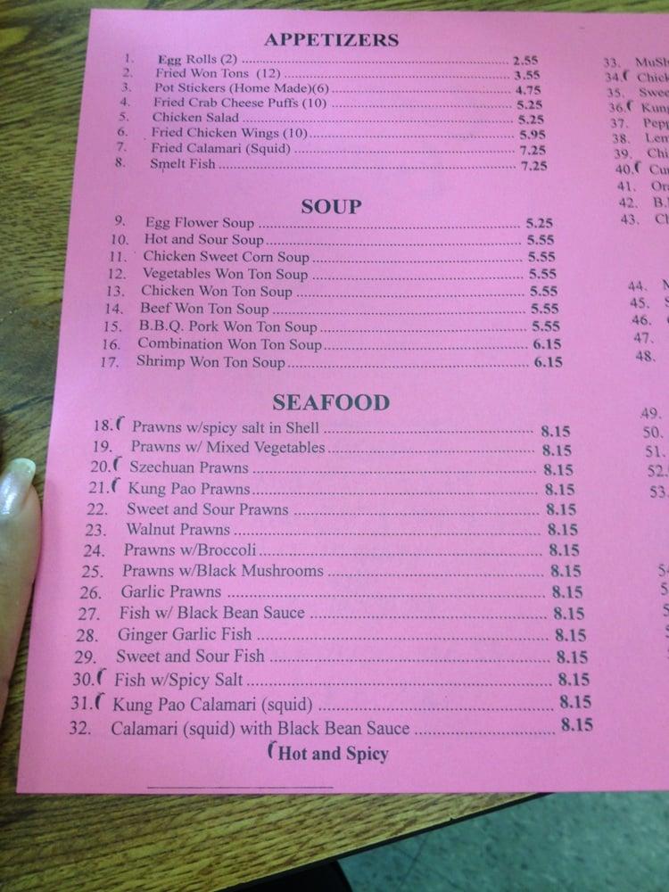Menu at Combo Express restaurant, Vallejo