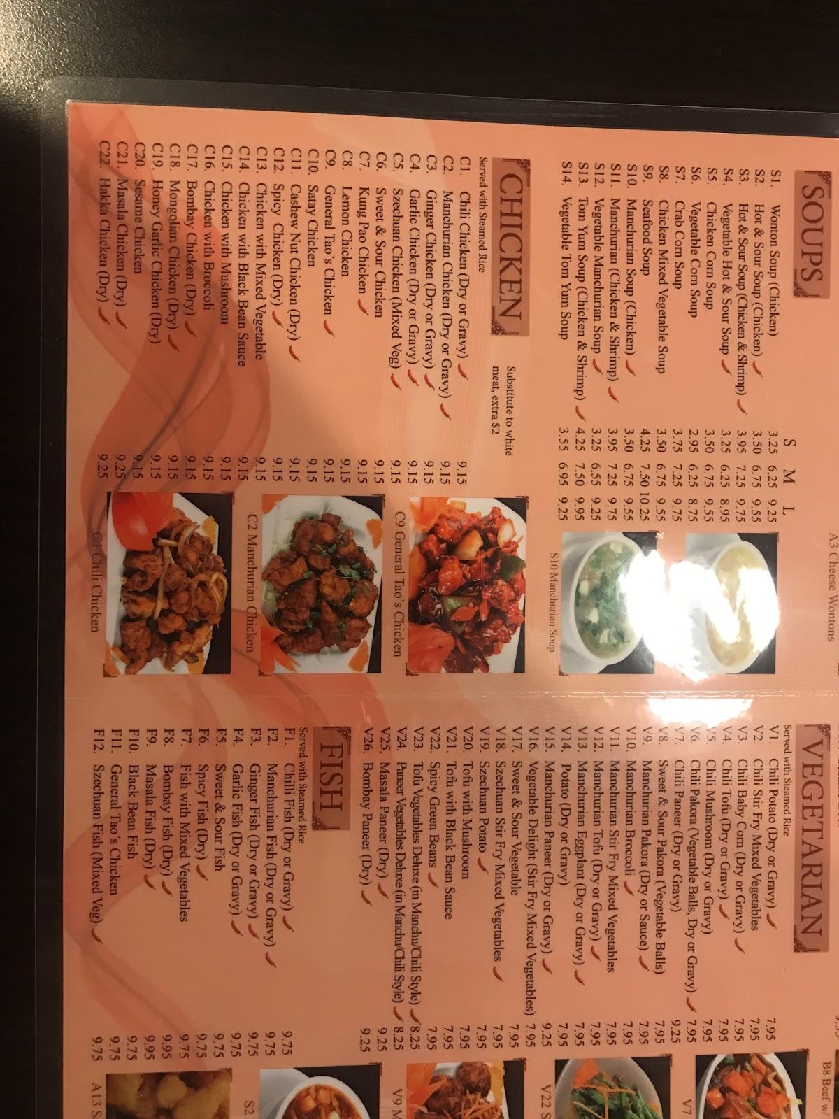 Menu at Hakka Passion restaurant, Ajax