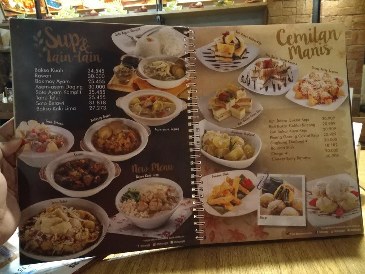 Menu at Tong Tji Tea House Mall Balekota restaurant, Tangerang