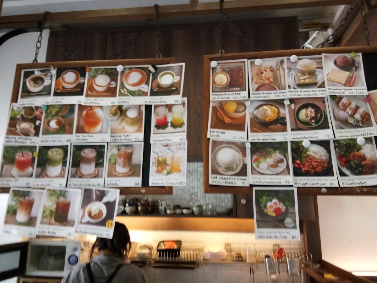 Menu at Farm to Table, Organic Cafe, Bangkok