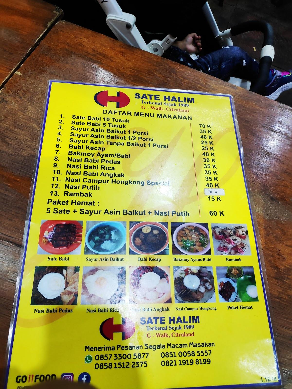 Menu at Kopi Soe Citraland, Surabaya