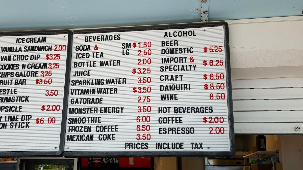 Carta de Cayo Hueso Cafe, Cayo Hueso, Fort Zachary Taylor State Park