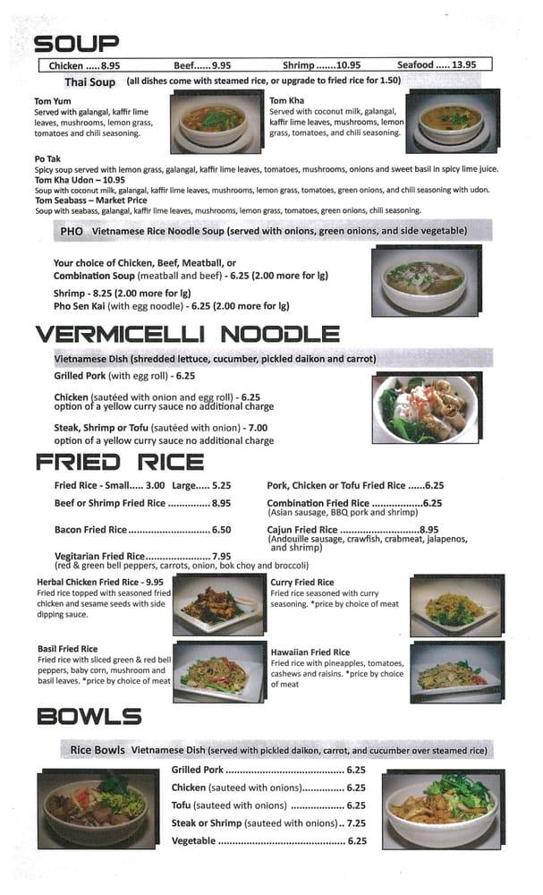 Menu at Cafe RawZ of West Monroe, West Monroe