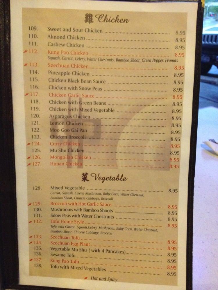 Menu at J J Chinese Cuisine restaurant, Silverthorne