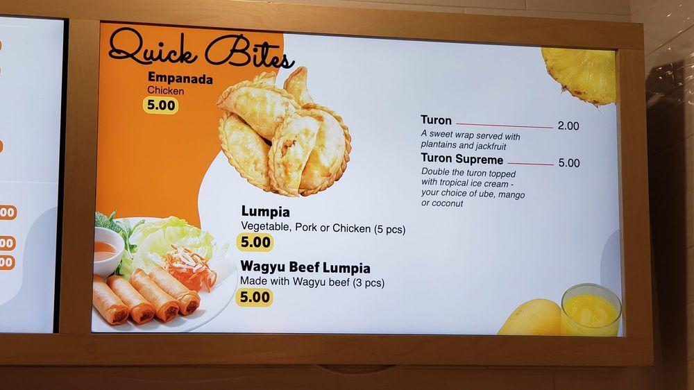 Menu at Halo Halo Filipino Kitchen desserts, Las Vegas