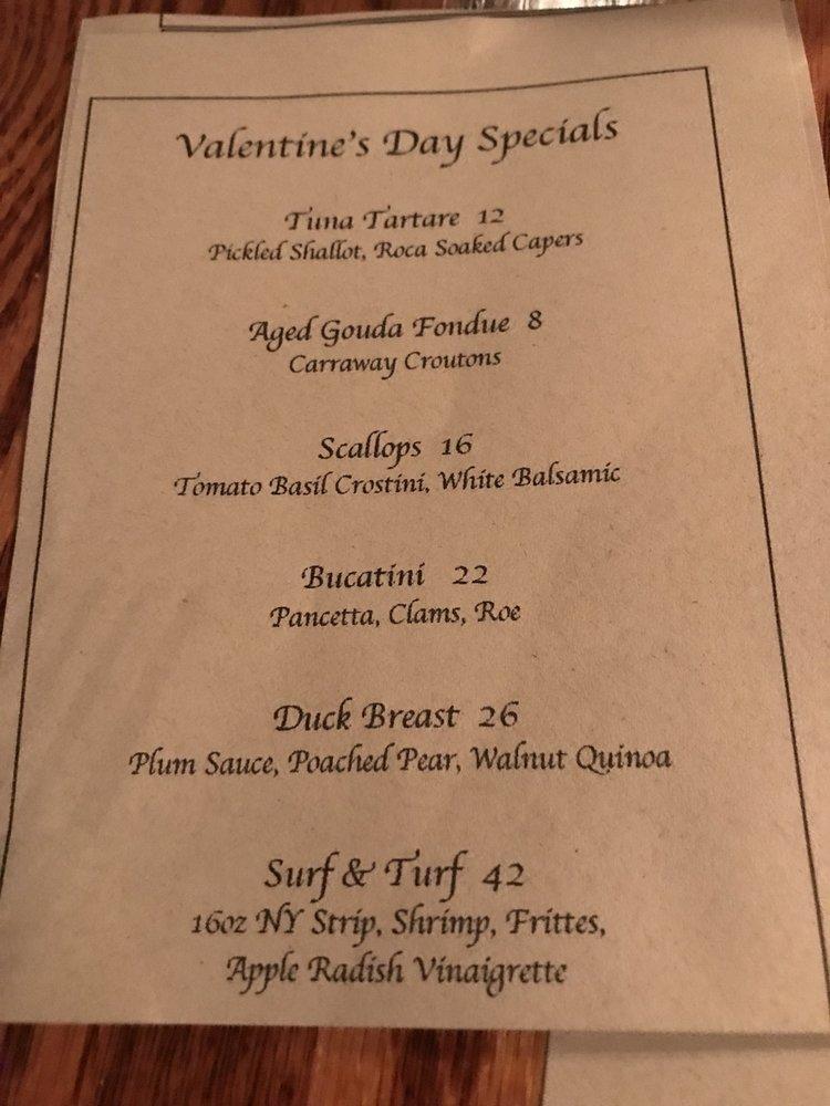 Menu at 1861 Southern Kitchen Bourbon Bar, Middletown