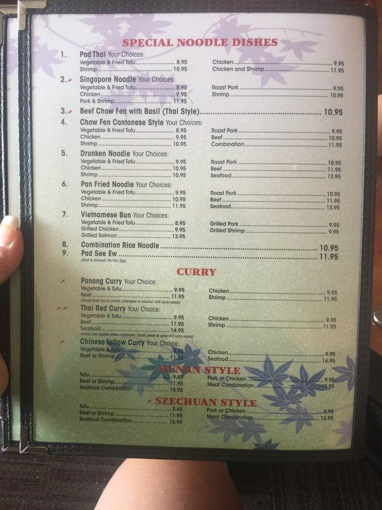 Menu at Modern Asia pub & bar, Frederick