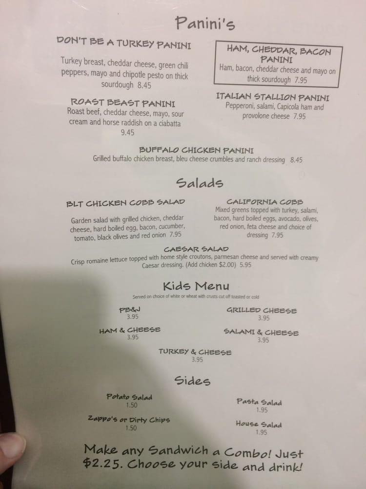 Menu at Route 33 Sandwich Co restaurant, Taft