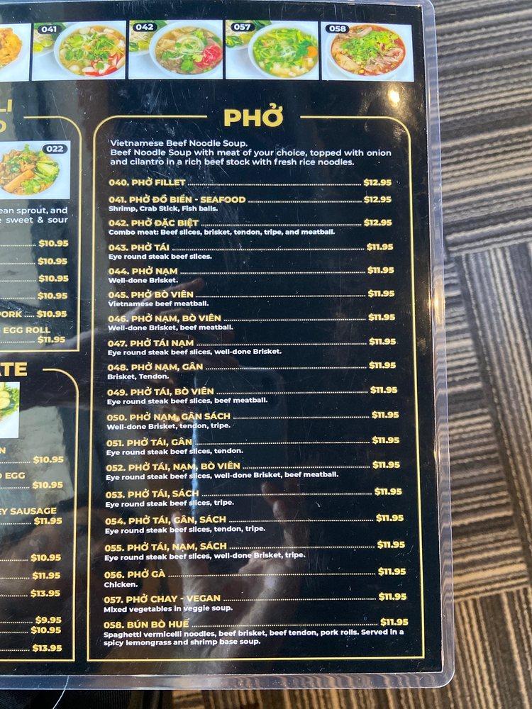 Menu at Viet Taste pub & bar, Palatine