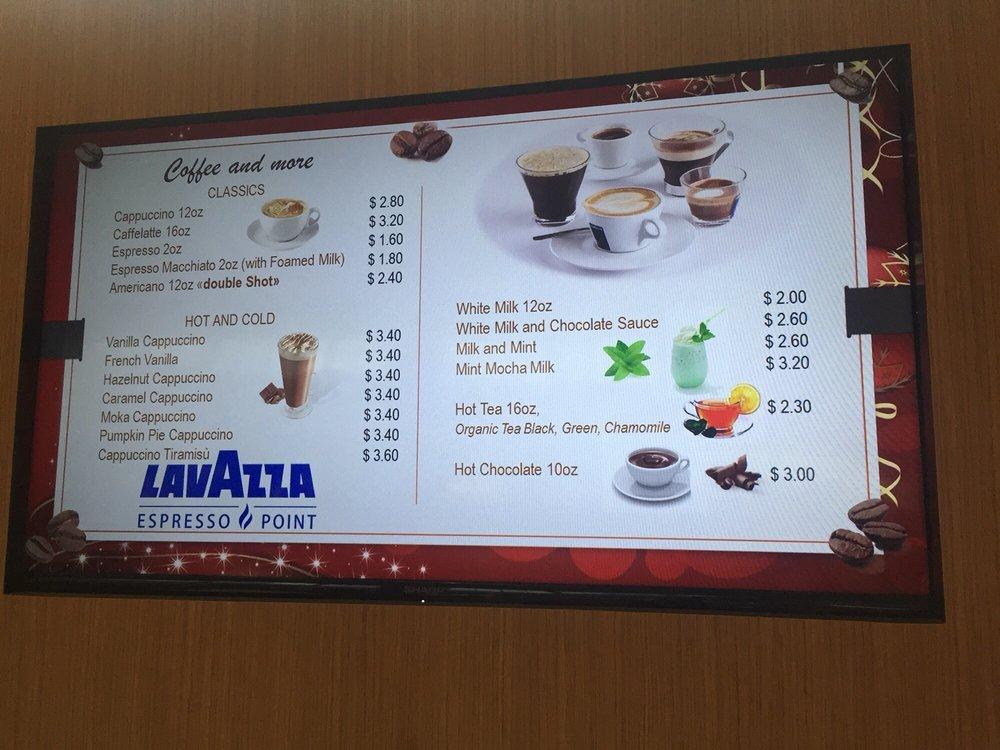 Menu at Le Crepes cafe, Jacksonville