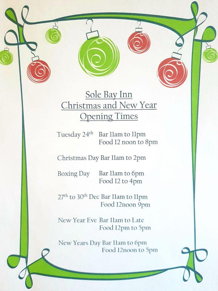Menu at Sole Bay Inn Southwold pub & bar, Southwold