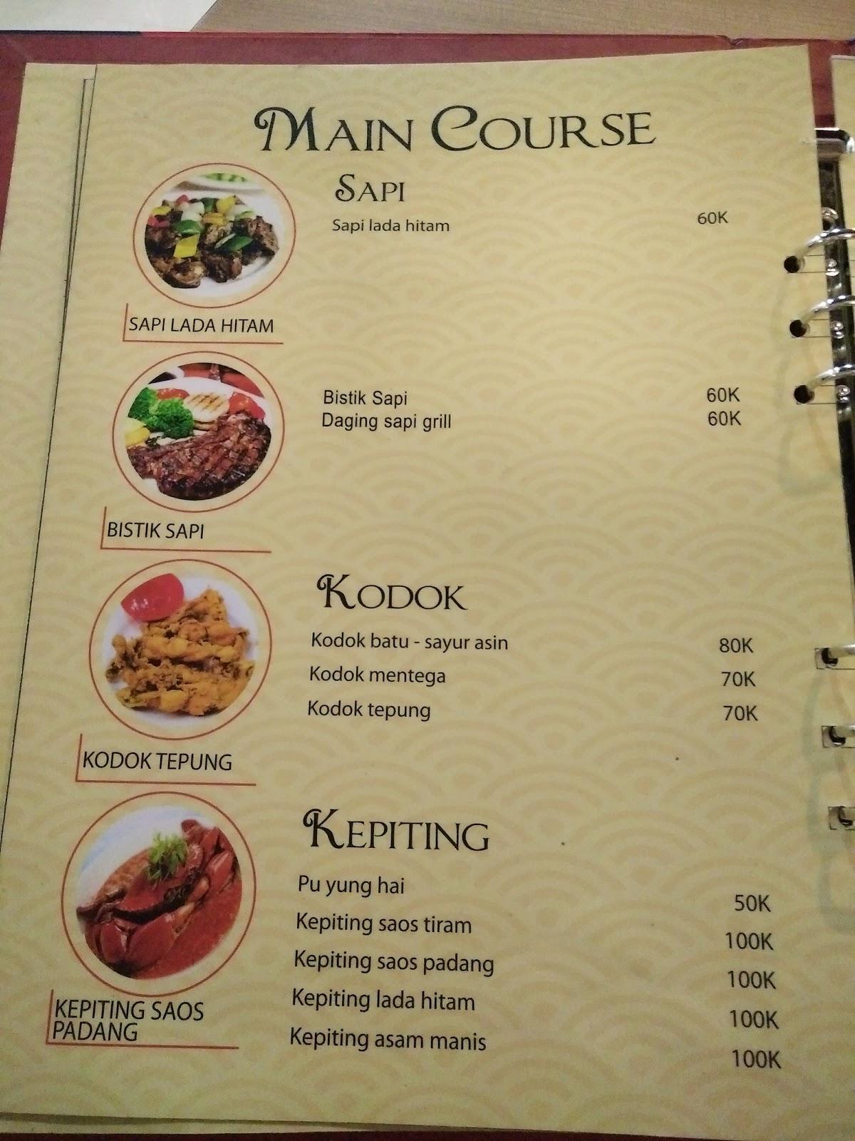 Menu at Samudra Resto & Cafe, Tasikmalaya