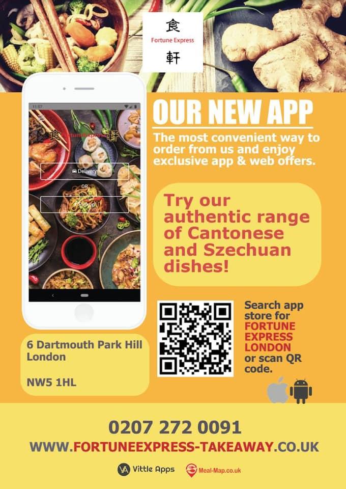 Menu at Fortune Express 食軒 restaurant, London