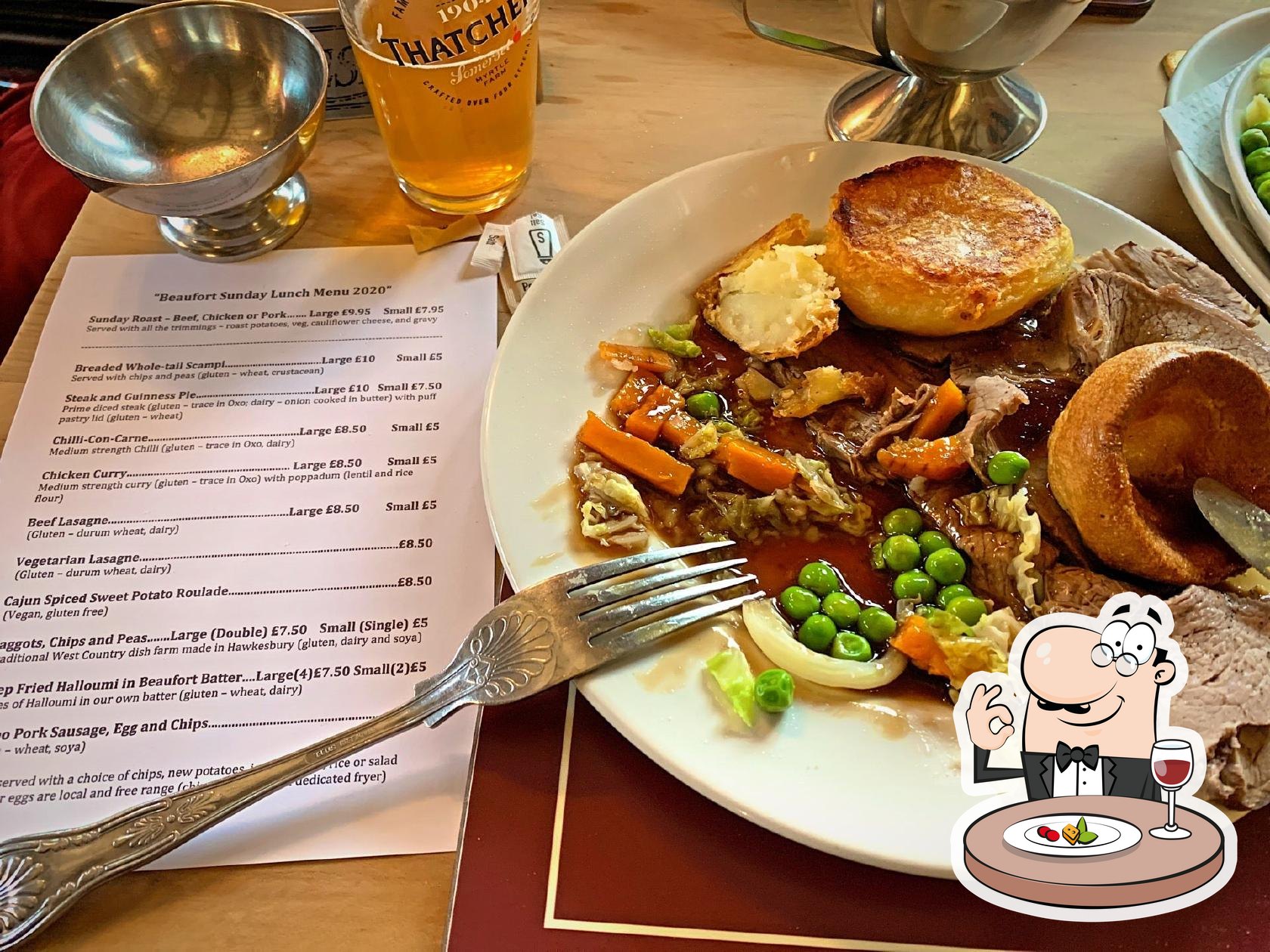 Beaufort Arms, High Street in Hawkesbury Upton - Restaurant menu and ...