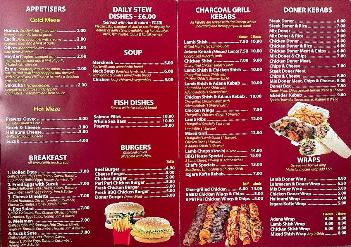Menu at BBQ House Kitchen, Doncaster