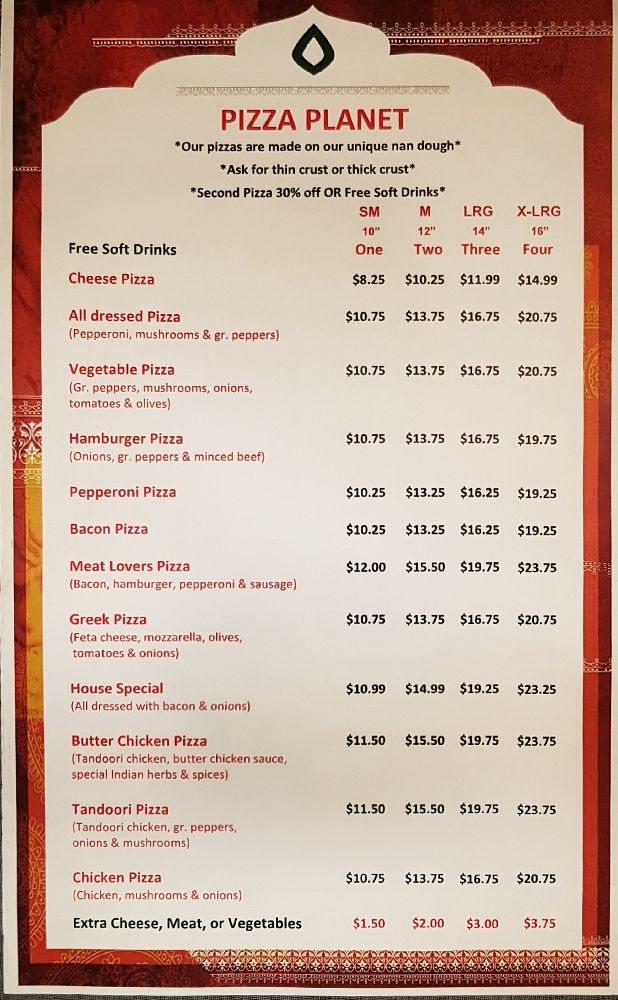 Menu at Family Corner Restaurant, Cornwall