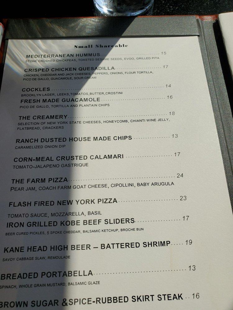Menu at Foundry Kitchen pub & bar, West New York, 270 W 43rd St