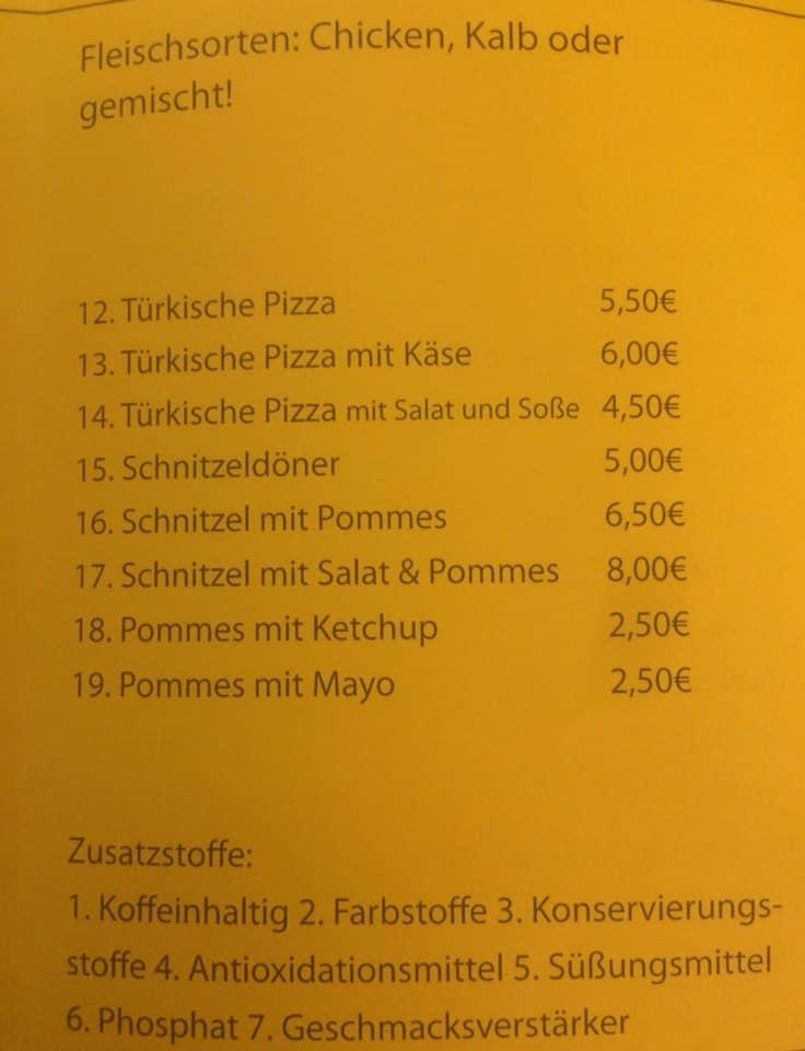 Speisekarte von Leto Bistro II restaurant, Frankfurt (Oder)
