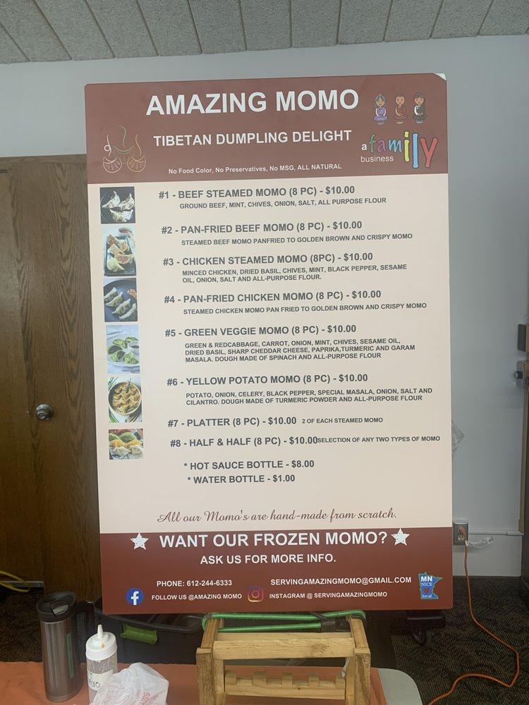 Amazing Momo: Tibetan Dumpling Delight in Minneapolis - Restaurant menu ...