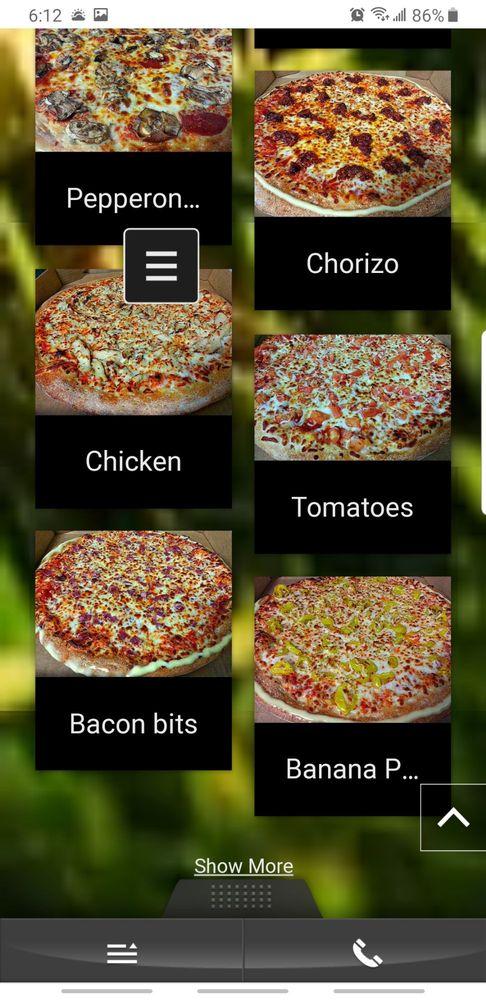 Menu at Gridiron Pizza pizzeria, Adelanto