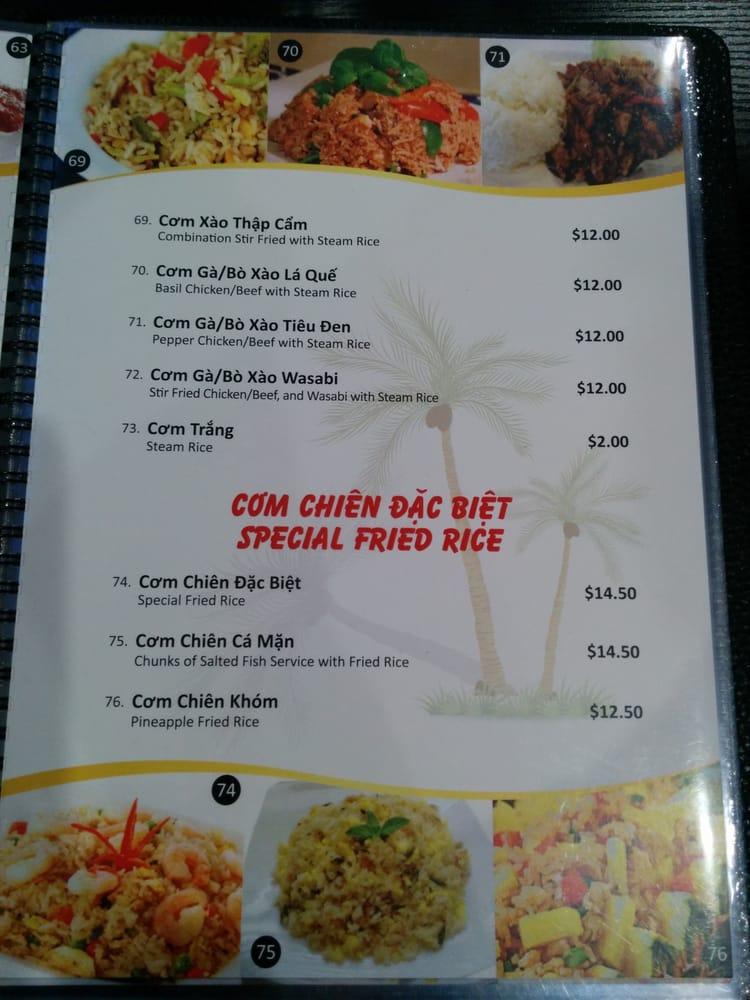 Menu at Hủ Tiếu Mì BẾN TRE restaurant, Morley