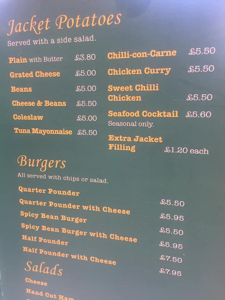 Menu at The Greedy Chef restaurant, Basildon, Pound Ln