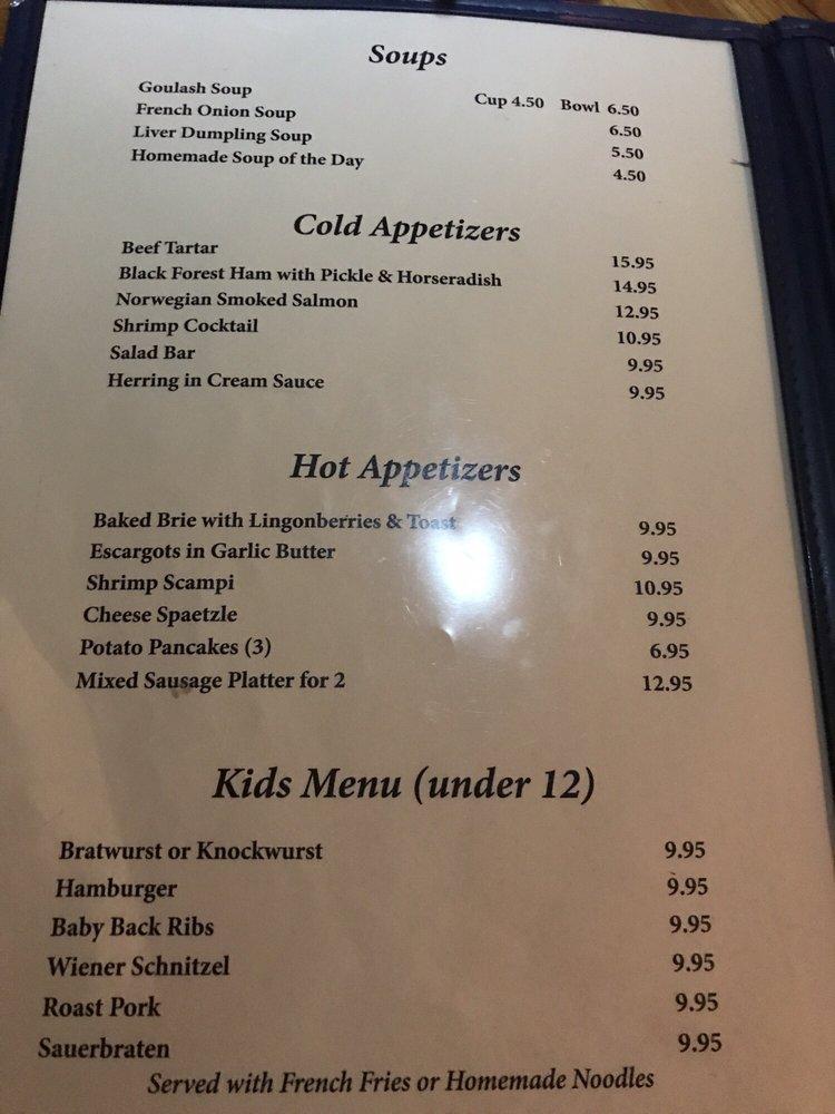 Menu at Ambry Restaurant, Fort Lauderdale