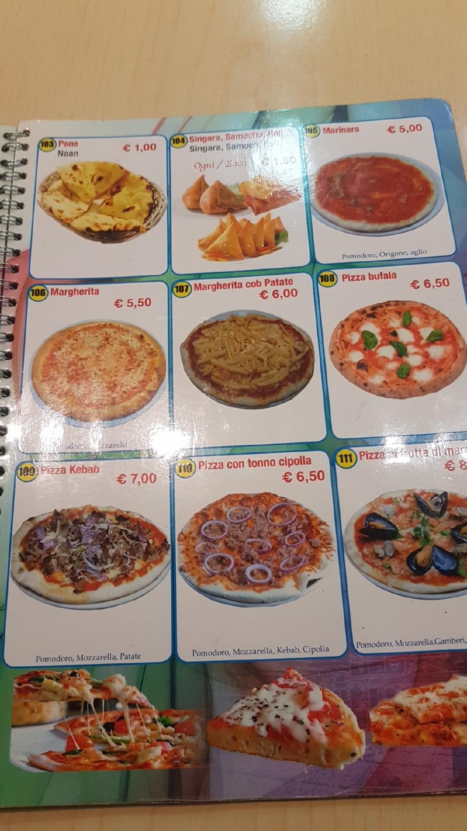 Menu at Halal Vatican Food fast food, Rome