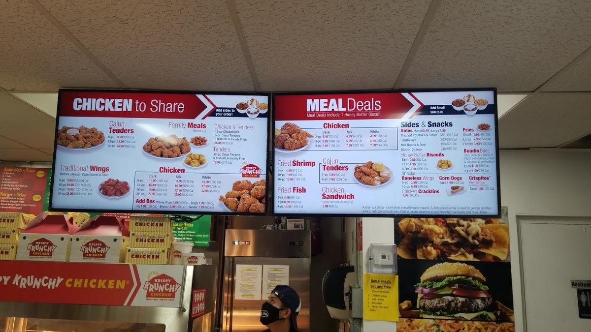 Menu at Krispy Krunchy Chicken fast food, Brooklyn Center, 69th Ave N