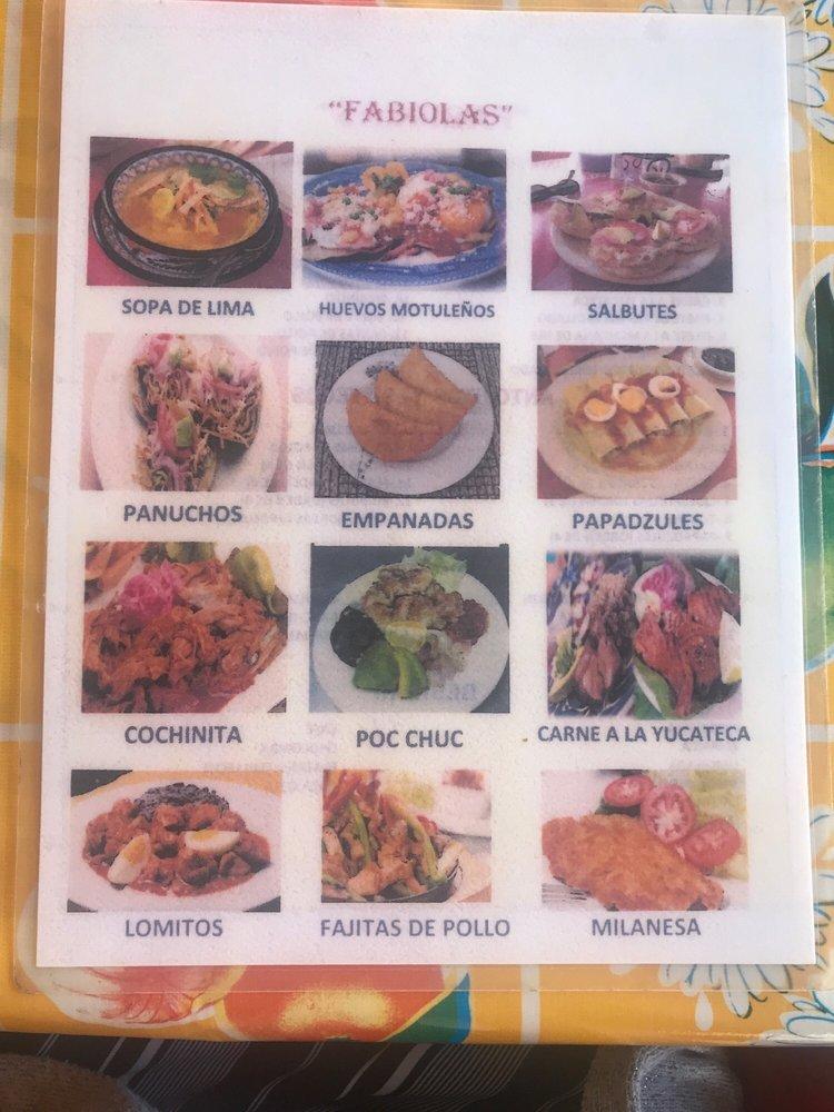 Carta del restaurante Lonchería Fabiola, Pisté