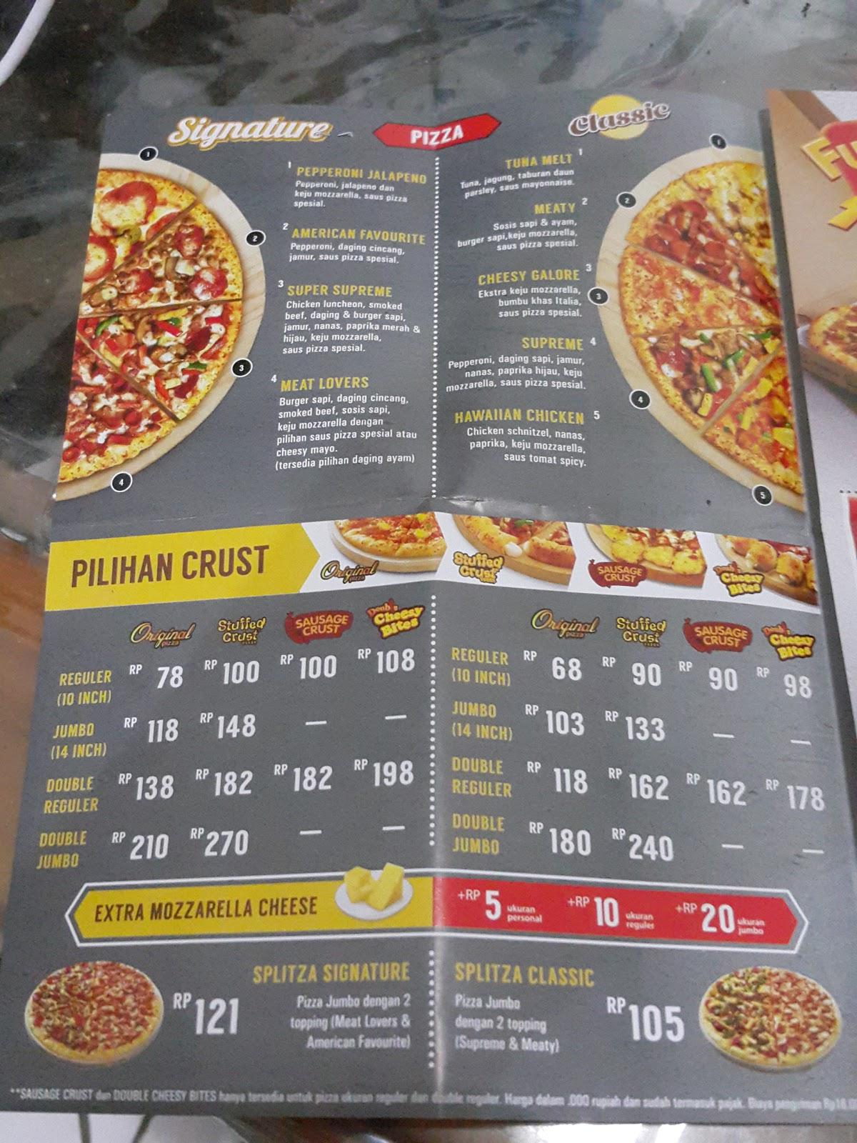 Menu at Pizza Hut Delivery - PHD Indonesia pizzeria, Bogor, Jl. Raya ...