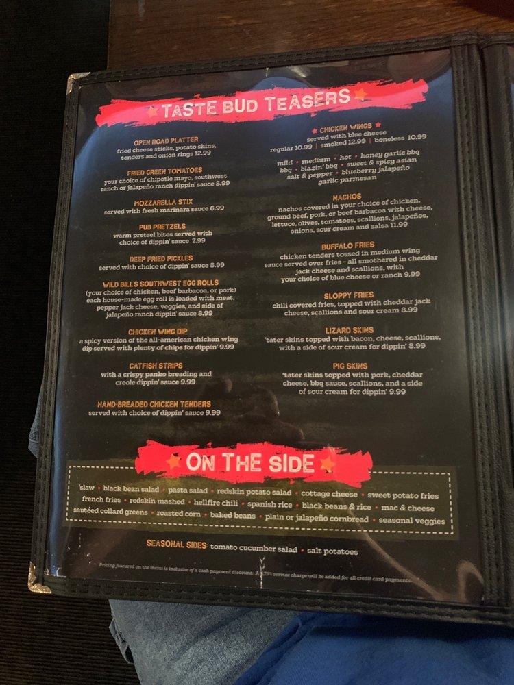 Menu at Limp Lizard BBQ & Catering, Liverpool