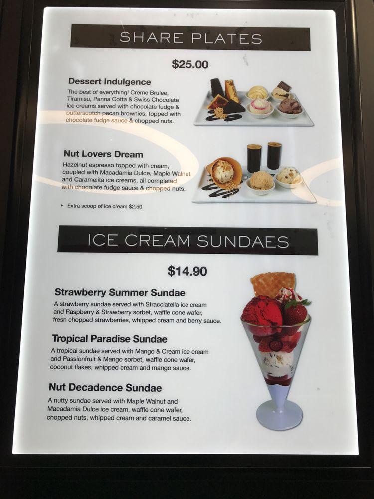 Menu at Movenpick Paihia, Paihia