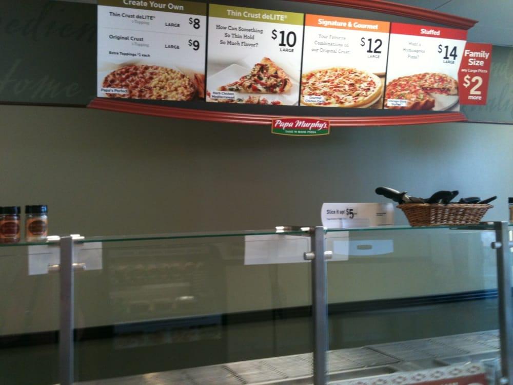 Menu at Papa Murphy's | Take 'N' Bake Pizza pizzeria, Fleming Island ...