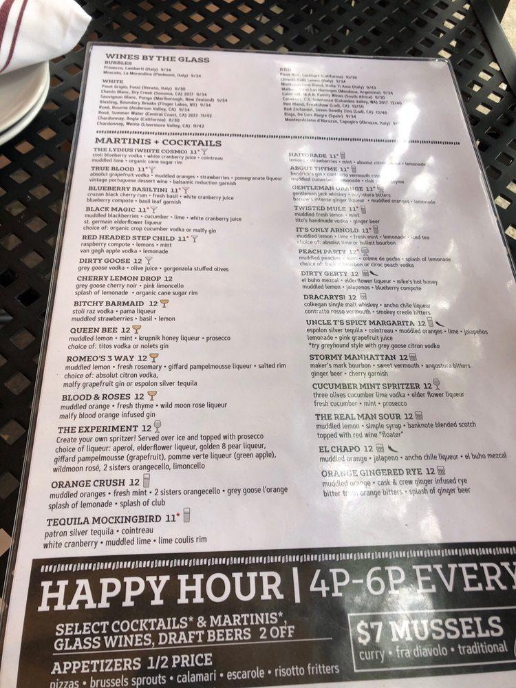 Menu at The Point pub & bar, Albany