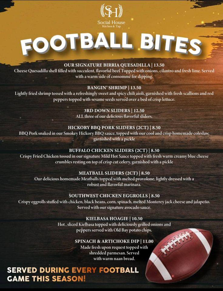 Menu at Social House Kitchen & Tap pub & bar, Ashburn