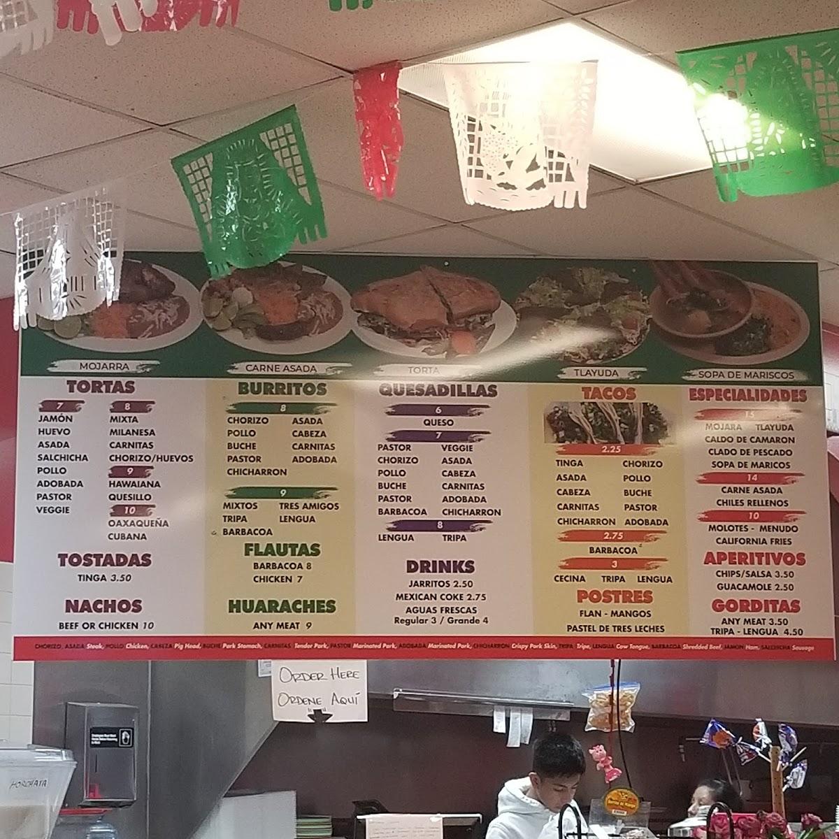 Menu at La Super Torta restaurant, Columbus, 721 Georgesville Rd